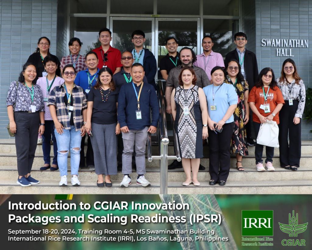 IRRI gears staff for effective scaling cross-CGIAR initiatives to ...